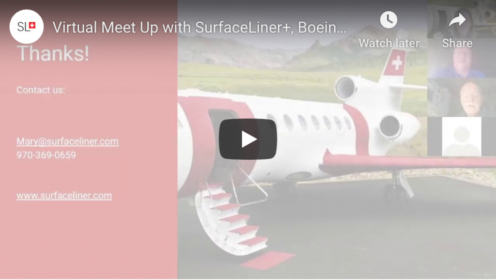 Virtual Meet Up with SurfaceLiner+, Boeing and Cosgrove - SurfaceLiner